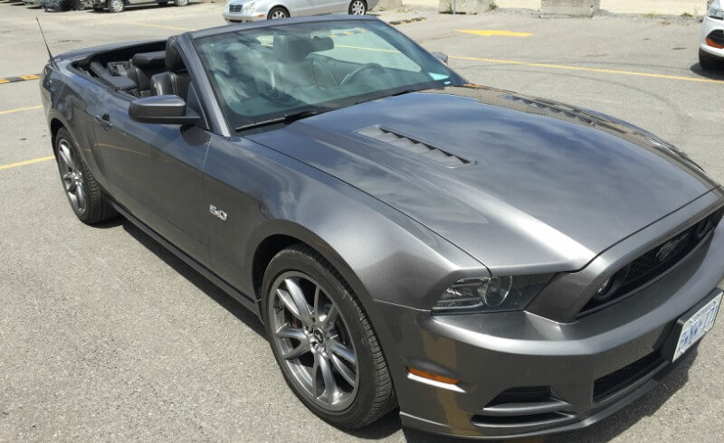 Montreal client adds backup camera to Ford Mustang