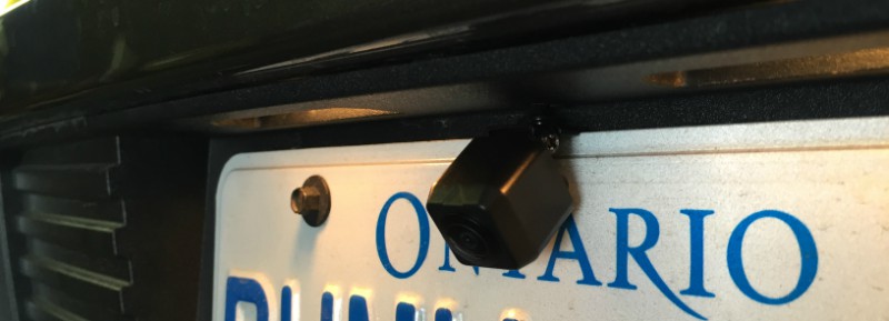 Montreal client adds backup camera to Ford Mustang